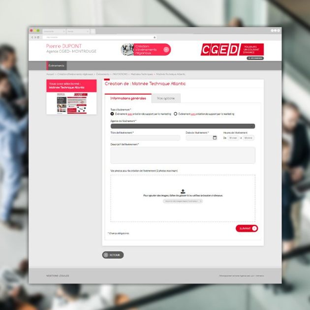 Création d'extranet groupe CGED