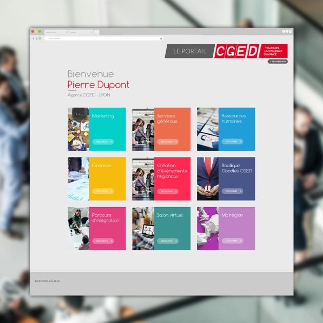 Création d'extranet groupe CGED